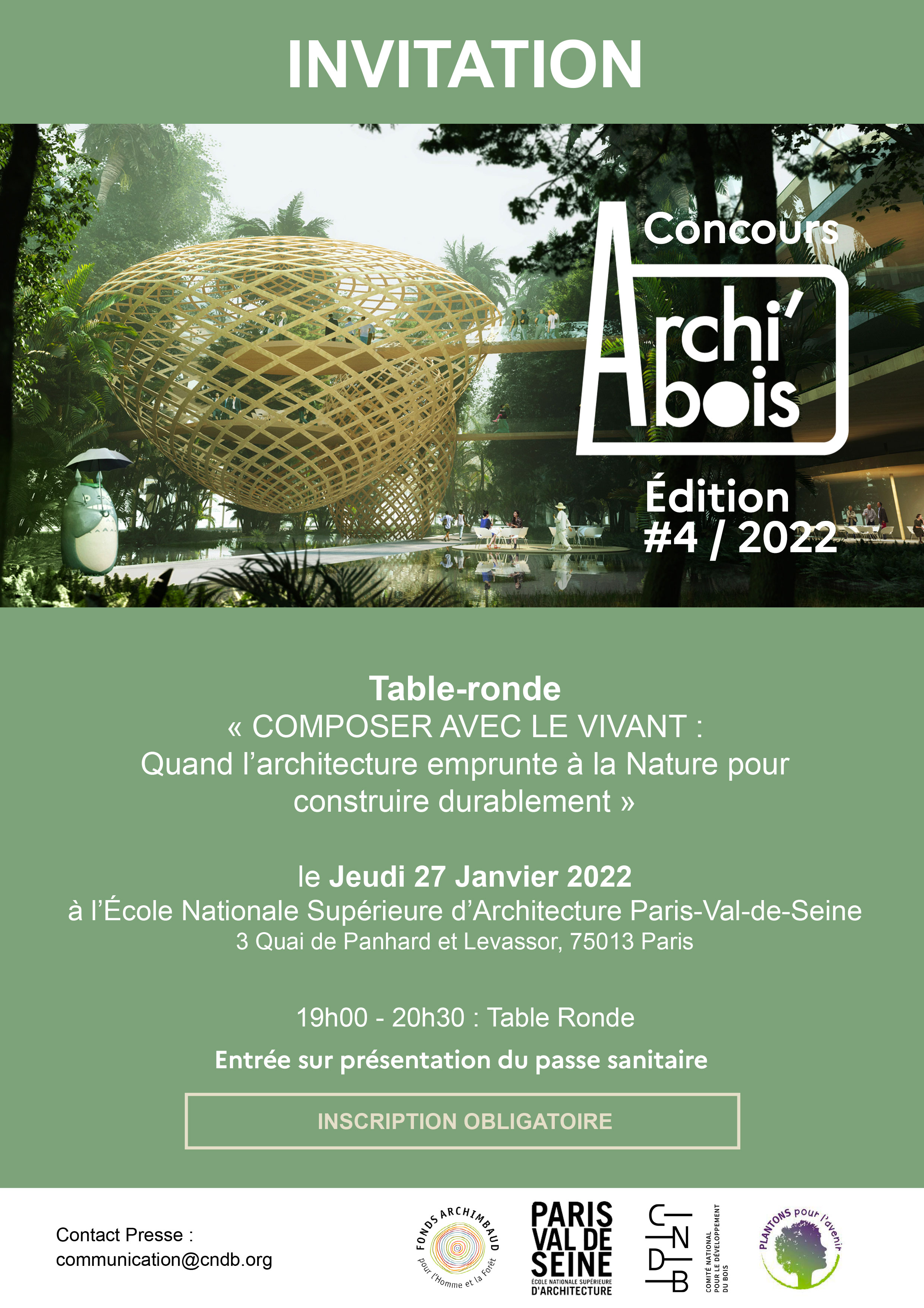 TABLE RONDE DU CONCOURS ARCHI’BOIS 2022