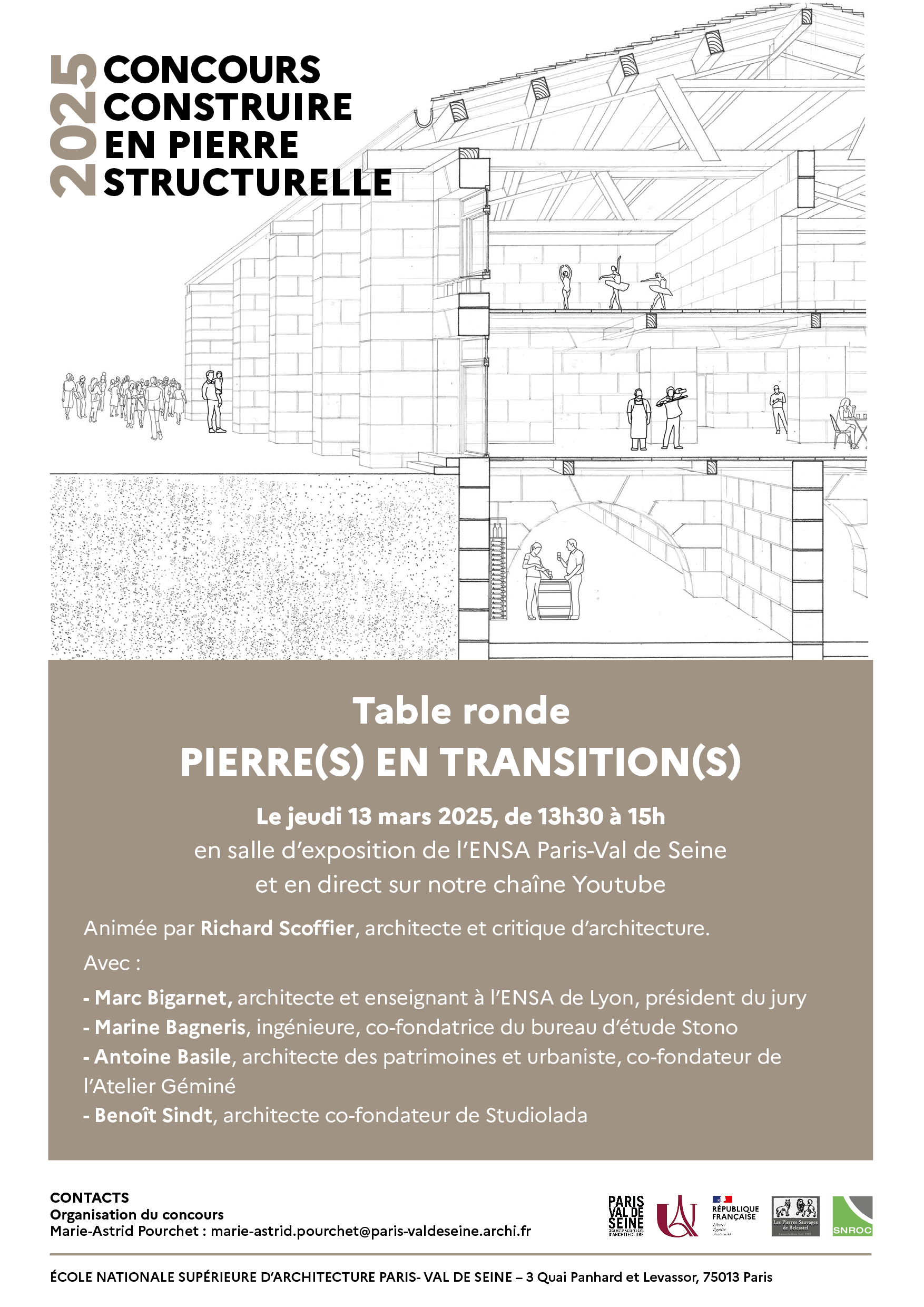 TABLE RONDE CONCOURS CONSTRUIRE EN PIERRE 2025